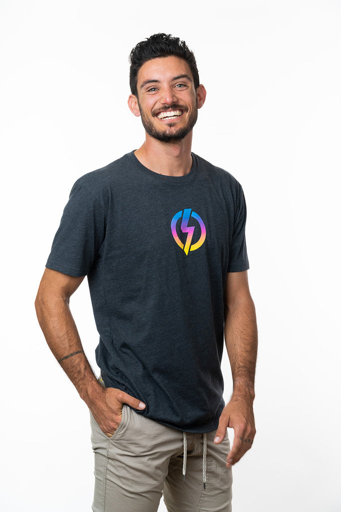 Men’s Bolt Tee - Charcoal– Electrify Expo Merchandise
